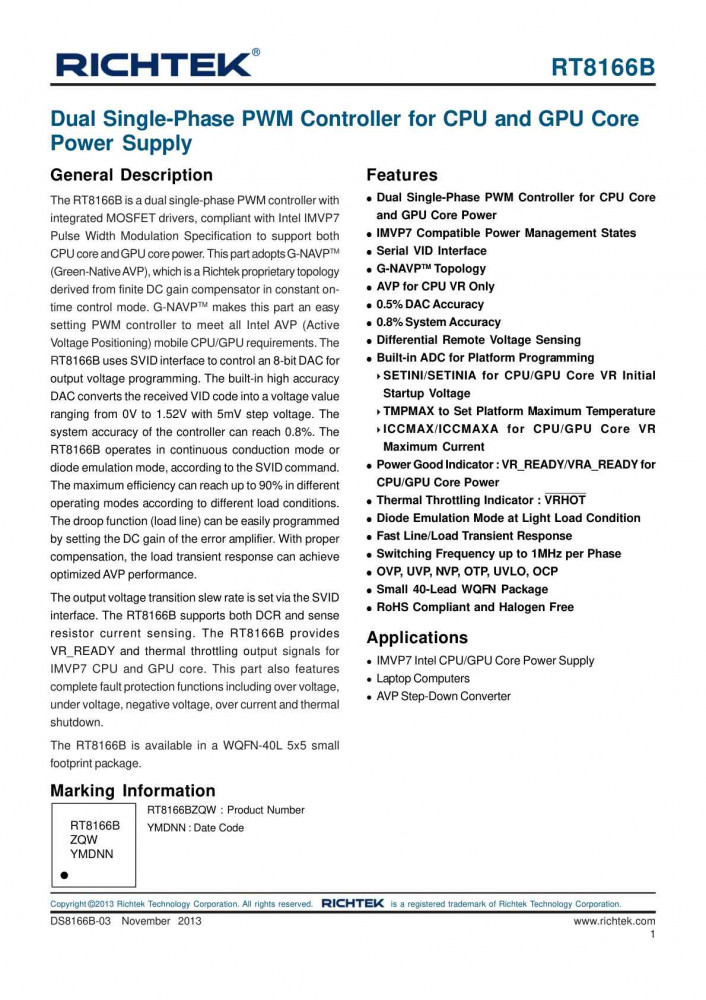 RT8166B document page 1