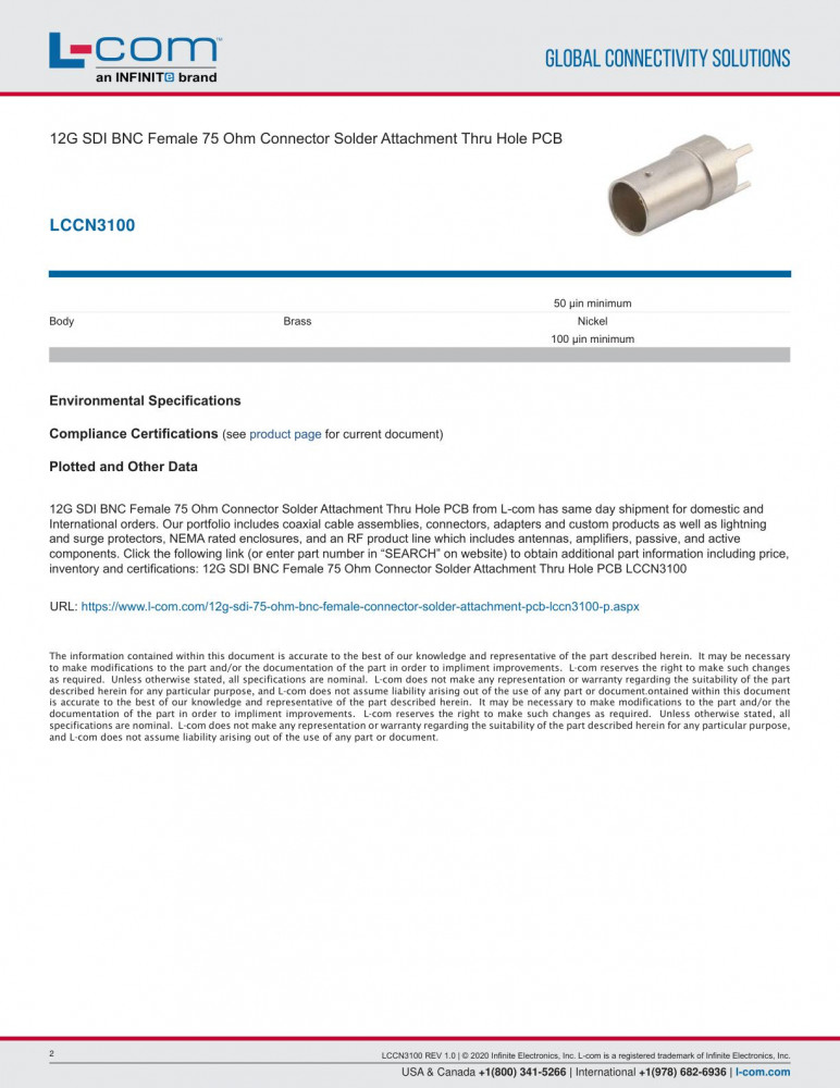 LCCN3100 technical document page 2