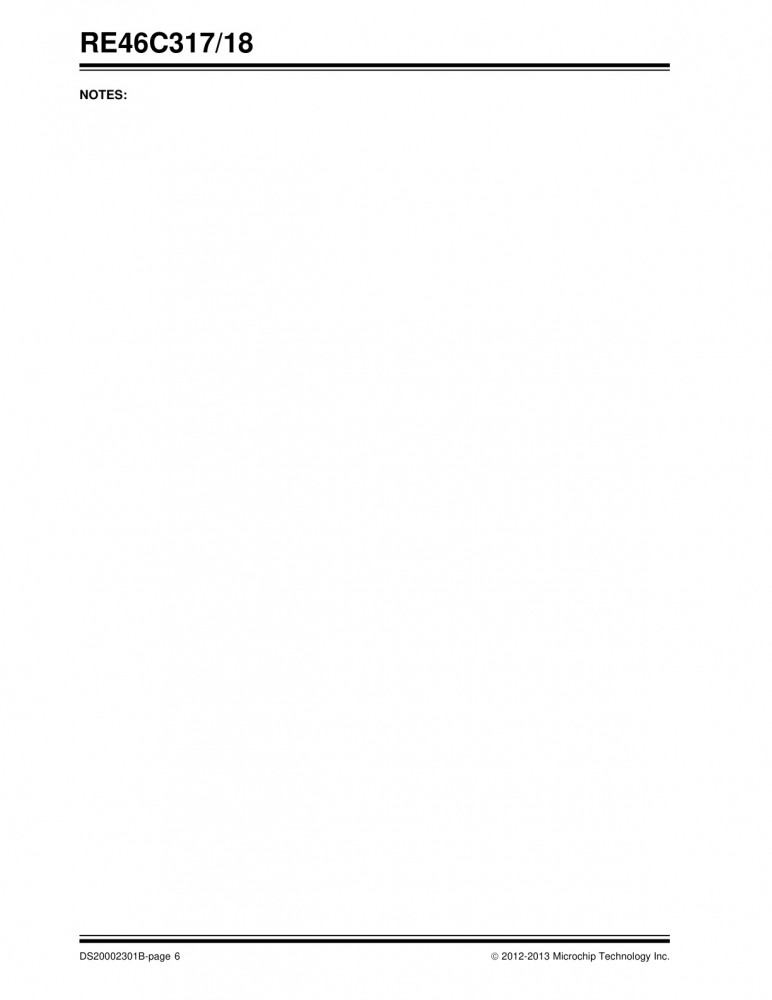 RE46C318S8F datasheet page 6