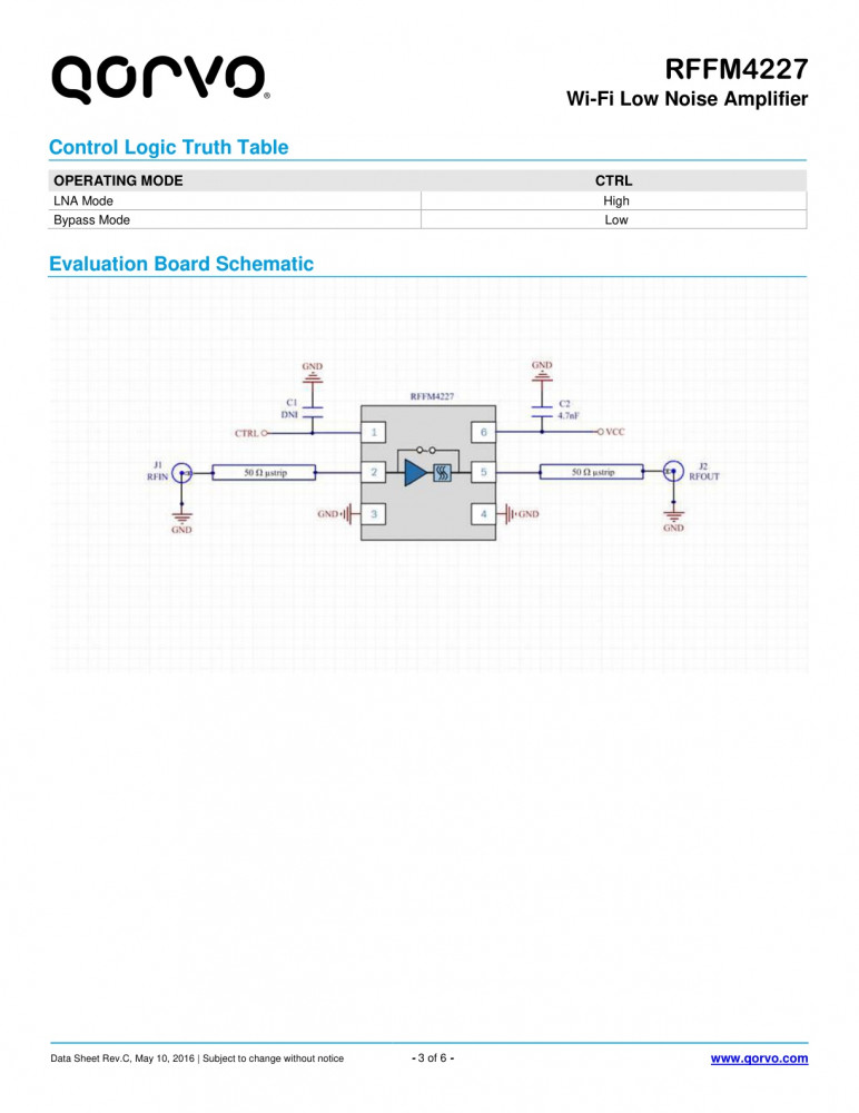 RFFM4227SR datasheet page 3