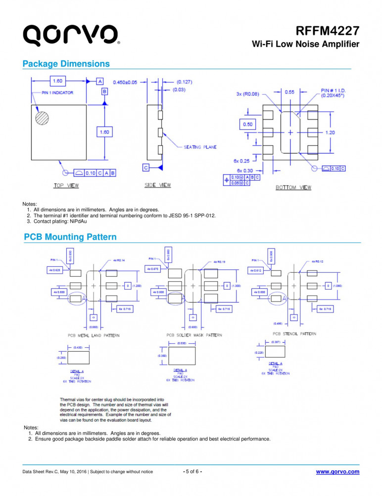 RFFM4227SR datasheet page 5