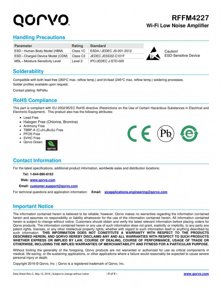 RFFM4227SR datasheet page 6