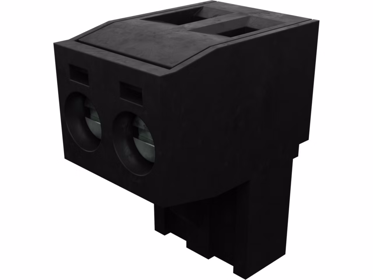 5.08mm Pitch Eurostyle Horizontal Plug, with Standard Imprinting, Gold (Au) Plated, Black, 2 Circuits for sale