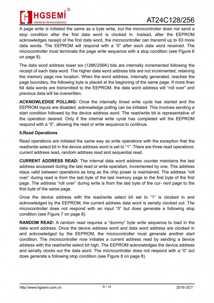 AT24C128N datasheet page 6