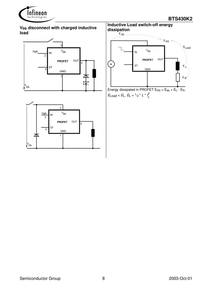 BTS430K2E3122A datasheet page 8