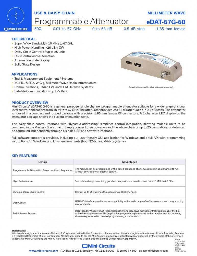EDAT-67G-60 datasheet page 1