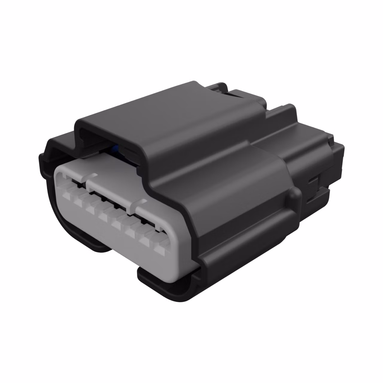 2.54mm MX64 Sealed Crimp Housing, Single Row, TE Generation Y Terminal, Dark Gray, 8 Circuits, Key C, without CPA Lock for sale