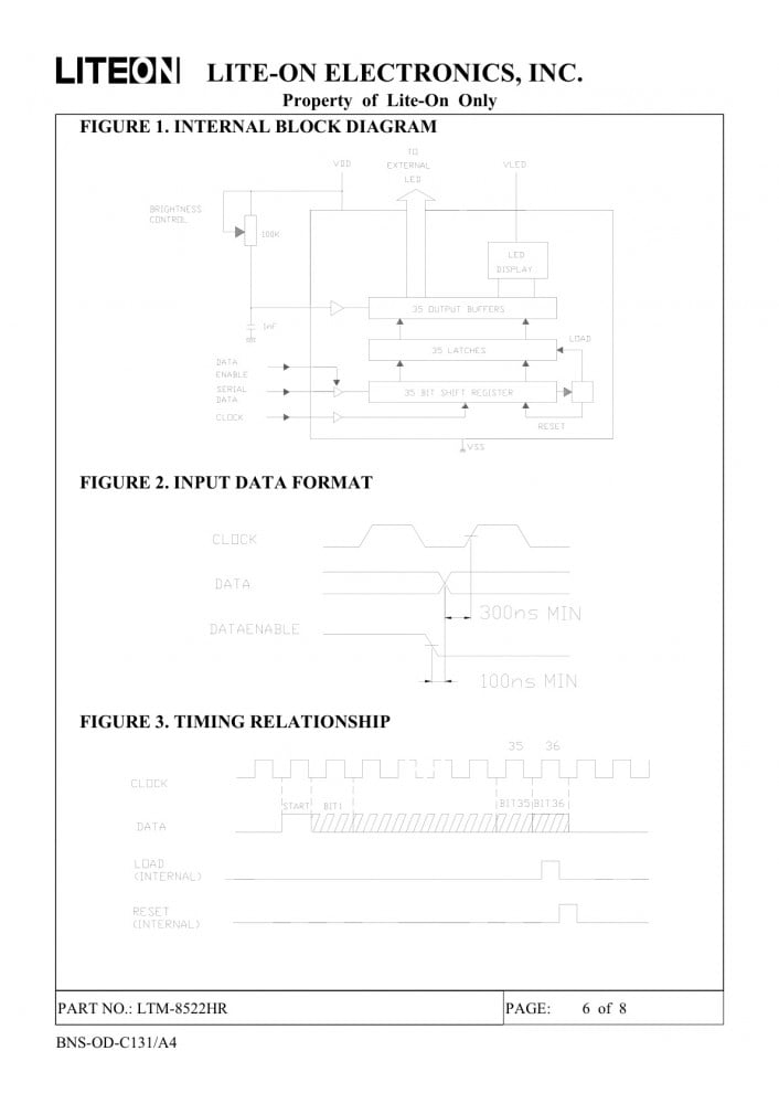 LTM-8522HR datasheet page 6