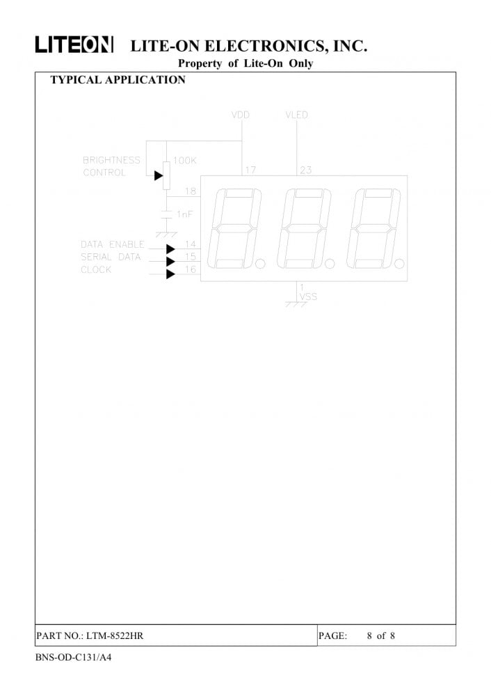LTM-8522HR datasheet page 8