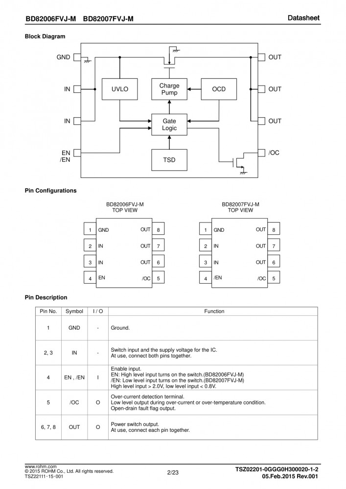 BD82006FVJ-MGE2 datasheet page 2