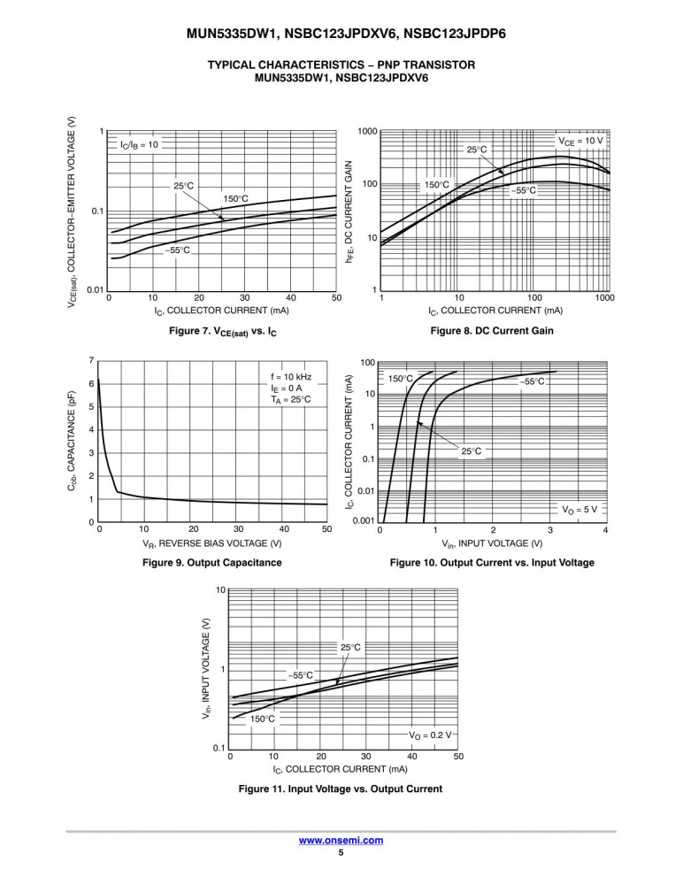 MUN5335DW1T2G datasheet page 5