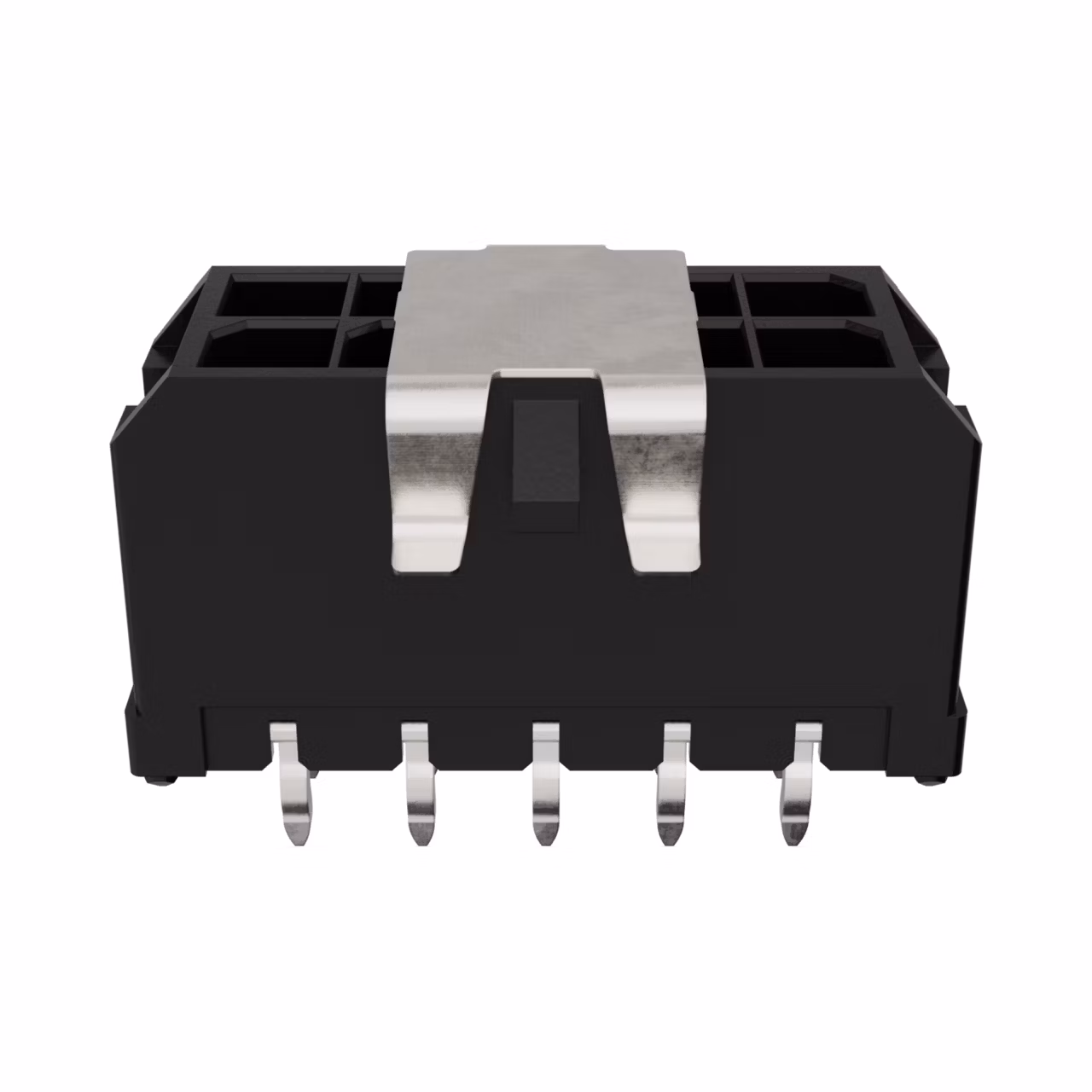 Micro-Fit 3.0 Vertical Header, 3.00mm Pitch, Dual Row, 10 Circuits, with PCB Polarizing Peg, 1.52µm Matte Tin Plating, Glow-Wire Capable, Black, Tape and Reel, with Pick and Place Cap for sale