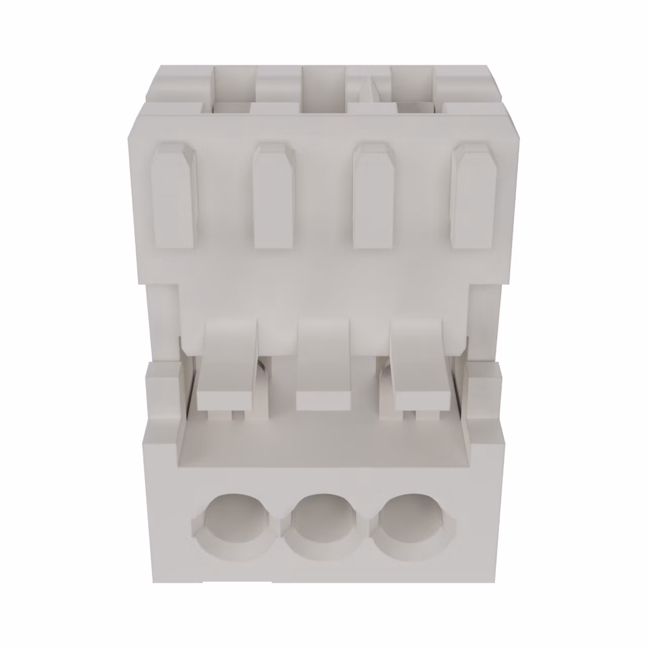 Appli-Mate RAST 2.5 Connector, 5.00mm Pitch, Female, 2 Circuits, All Position Keys, Open Endwalls, Polarizing Rib Between 2/3 for sale