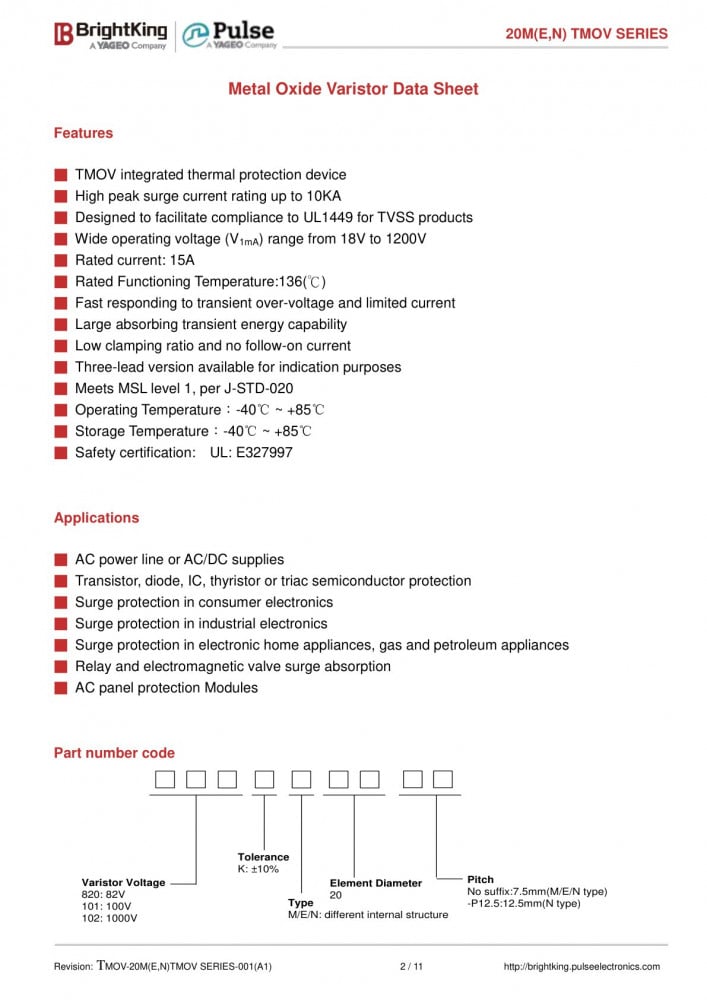 471KN20-P12.5 datasheet page 1