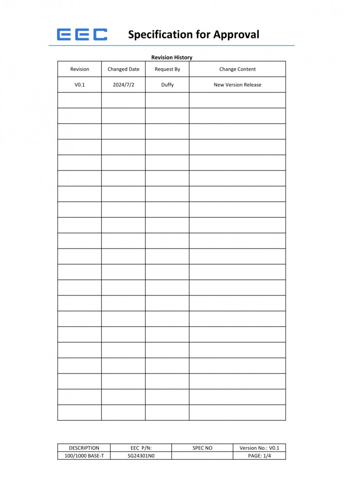 SG24301N0 specification page 2