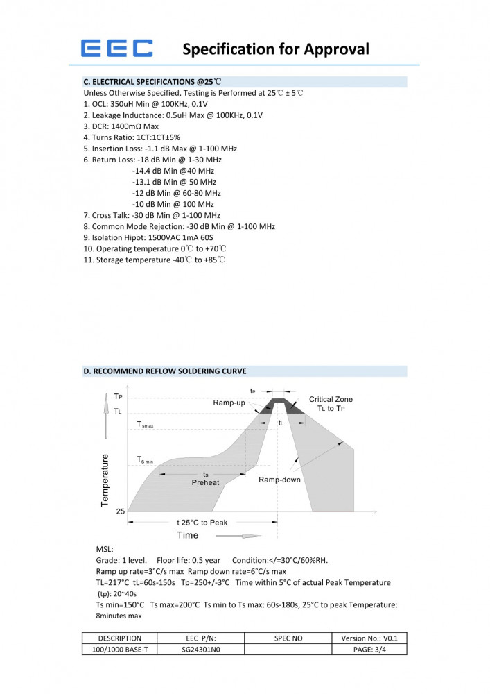 SG24301N0 specification page 4