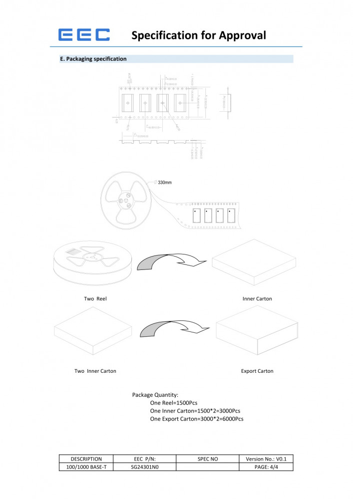 SG24301N0 specification additional visual