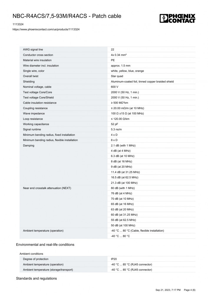 Phoenix Contact 1113324 datasheet page 4