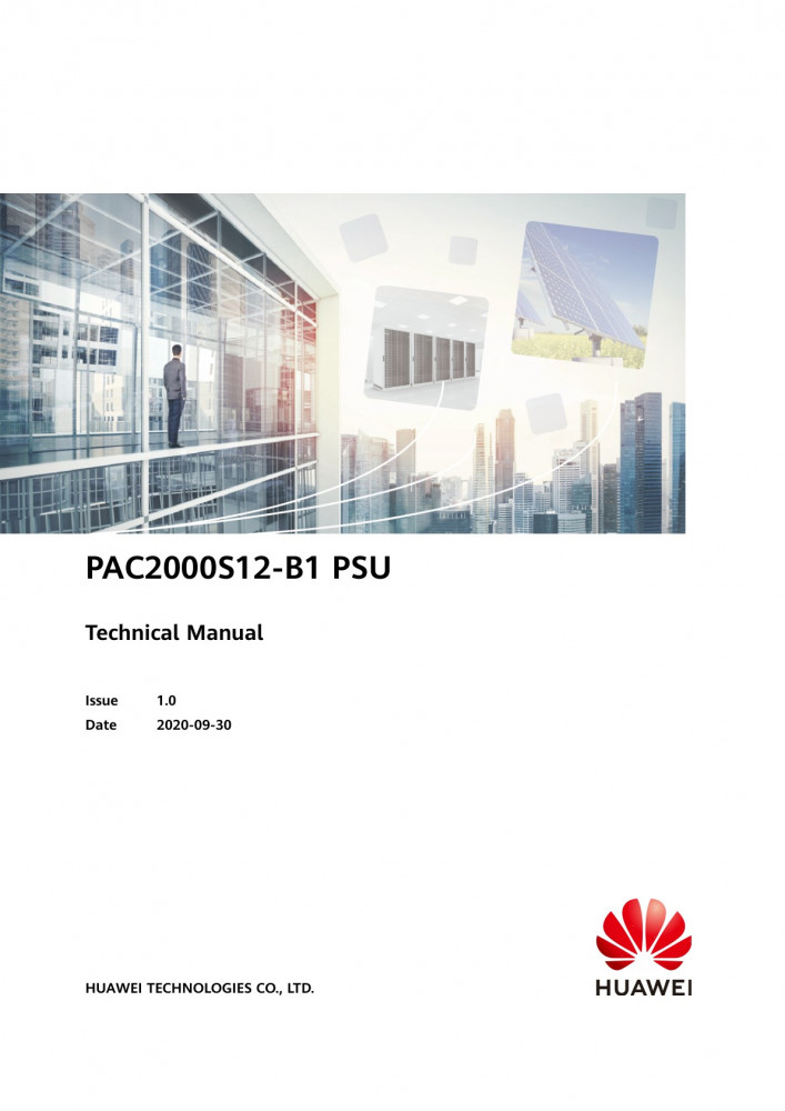 PAC2000S12-B1 technical manual page 1