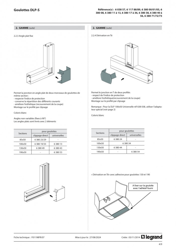 Legrand DLP-S technical document page 4