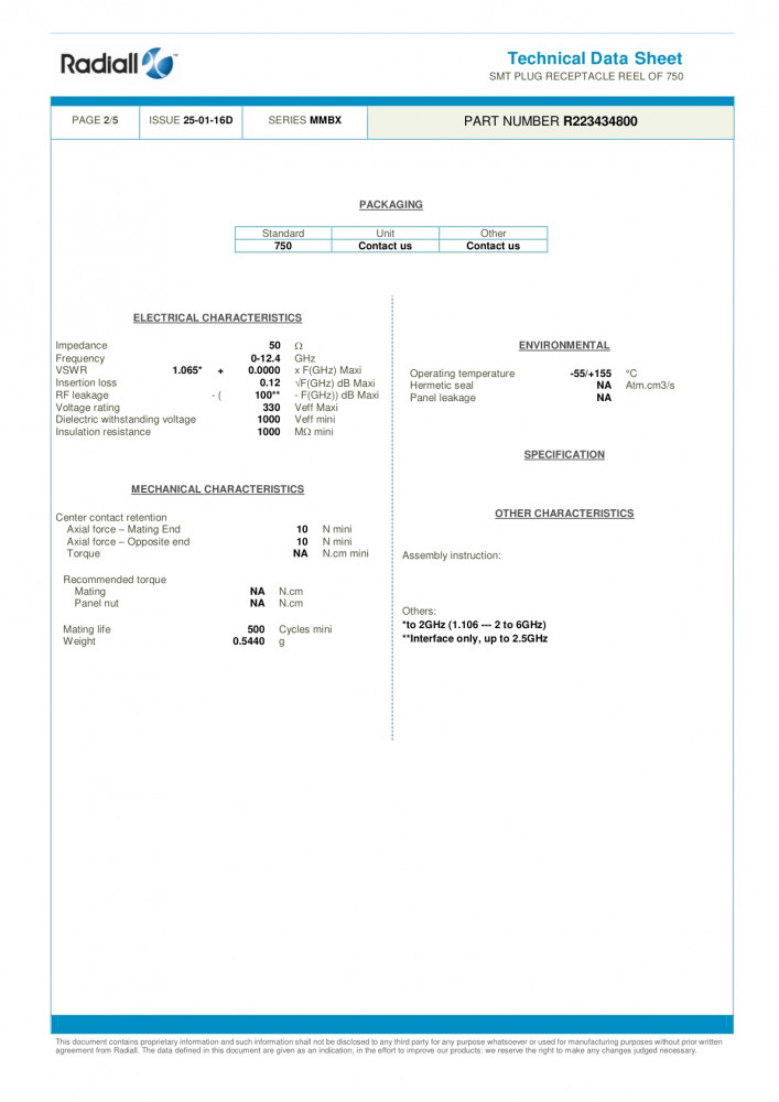 R223434800 MMBX datasheet page 2
