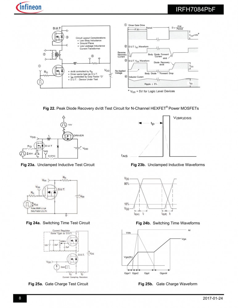 IRFH7084TRPBF datasheet page 8