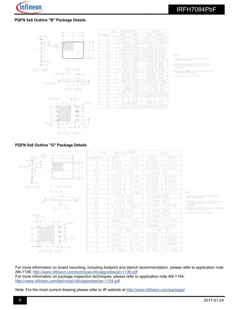 IRFH7084TRPBF datasheet page 9