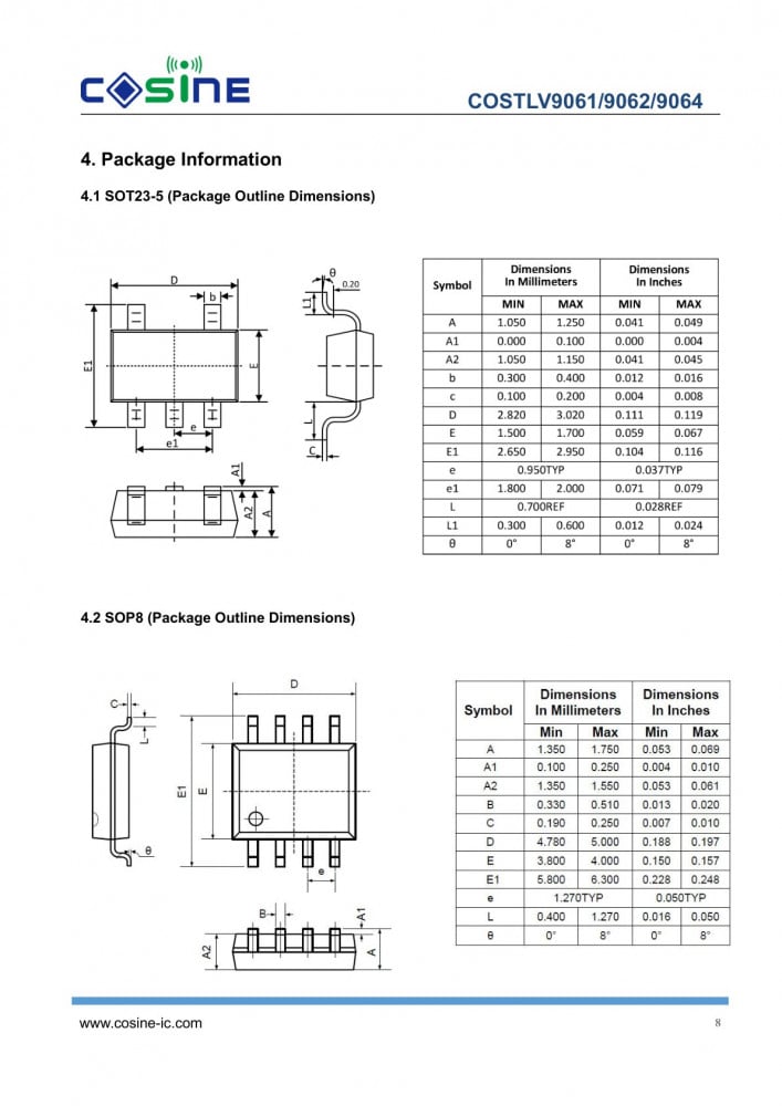 COSTLV9061TR datasheet page 8