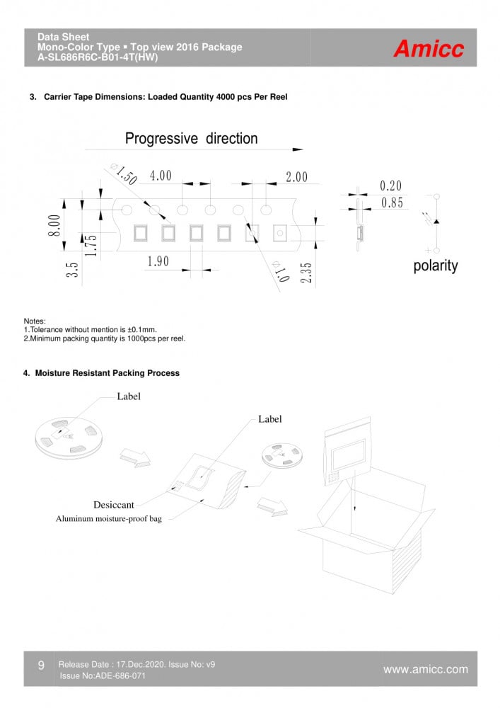 A-SL686R6C-B01-4T(HW) approval sheet page 9