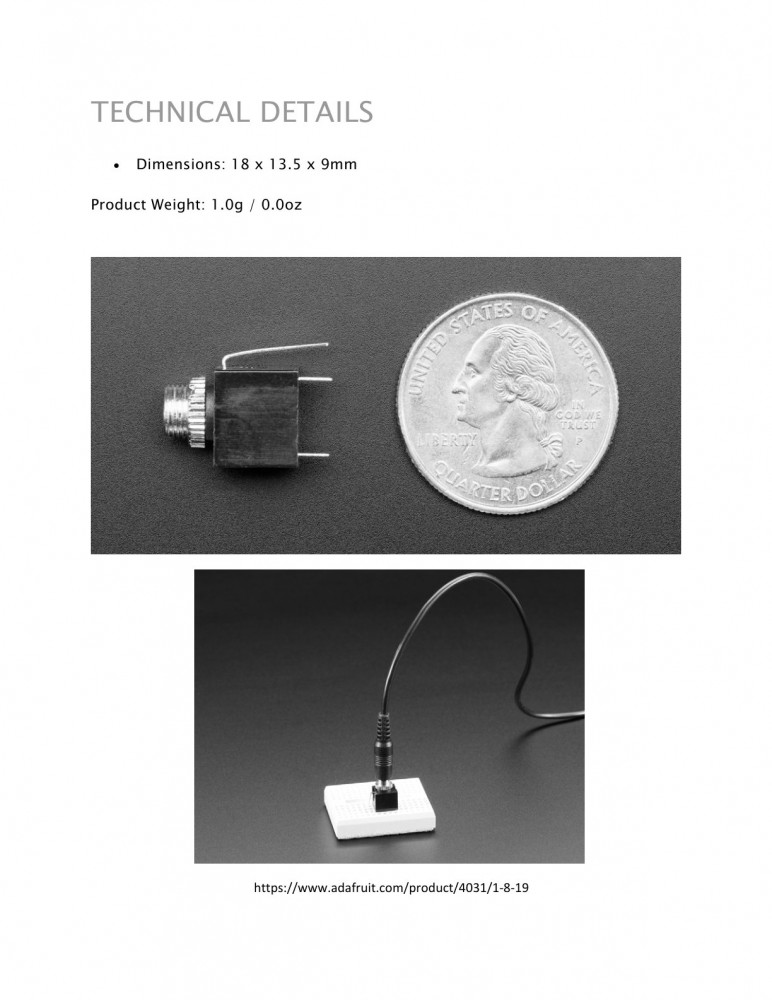 Adafruit 4031 connector product view