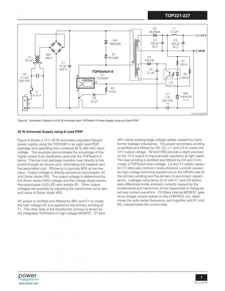 TOP222GN datasheet page 7