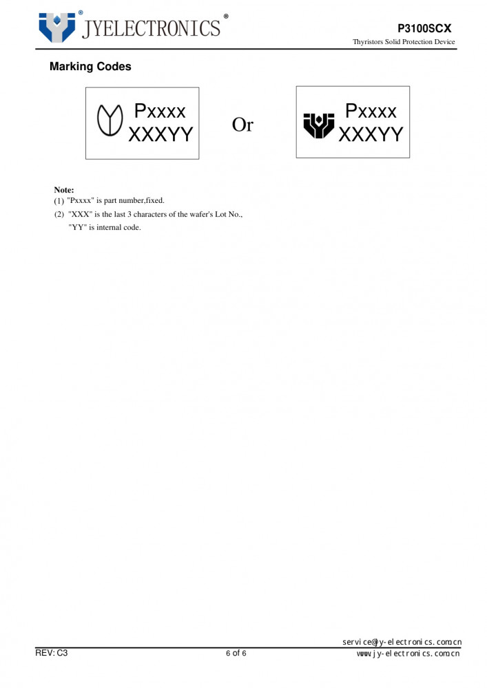 JingYang P3100SCX datasheet page 6