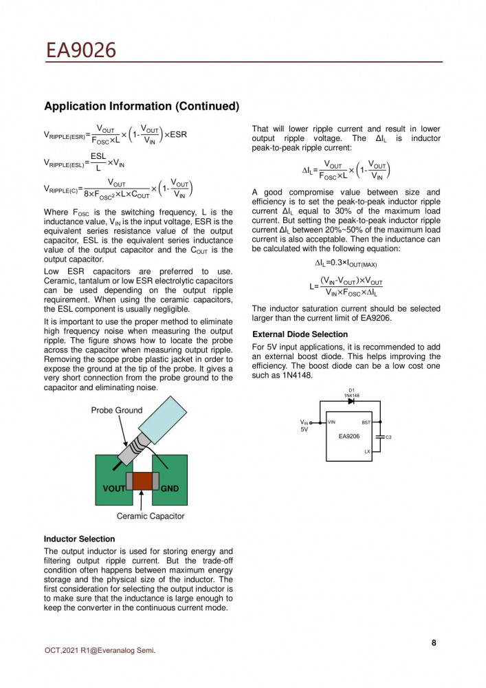 EA9206 datasheet page 8