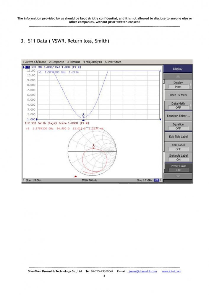 DreamLNK 805 specification page 4