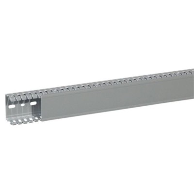 Cable ducting (base + cover) Transcab - 25x40 mm - grey RAL 7030