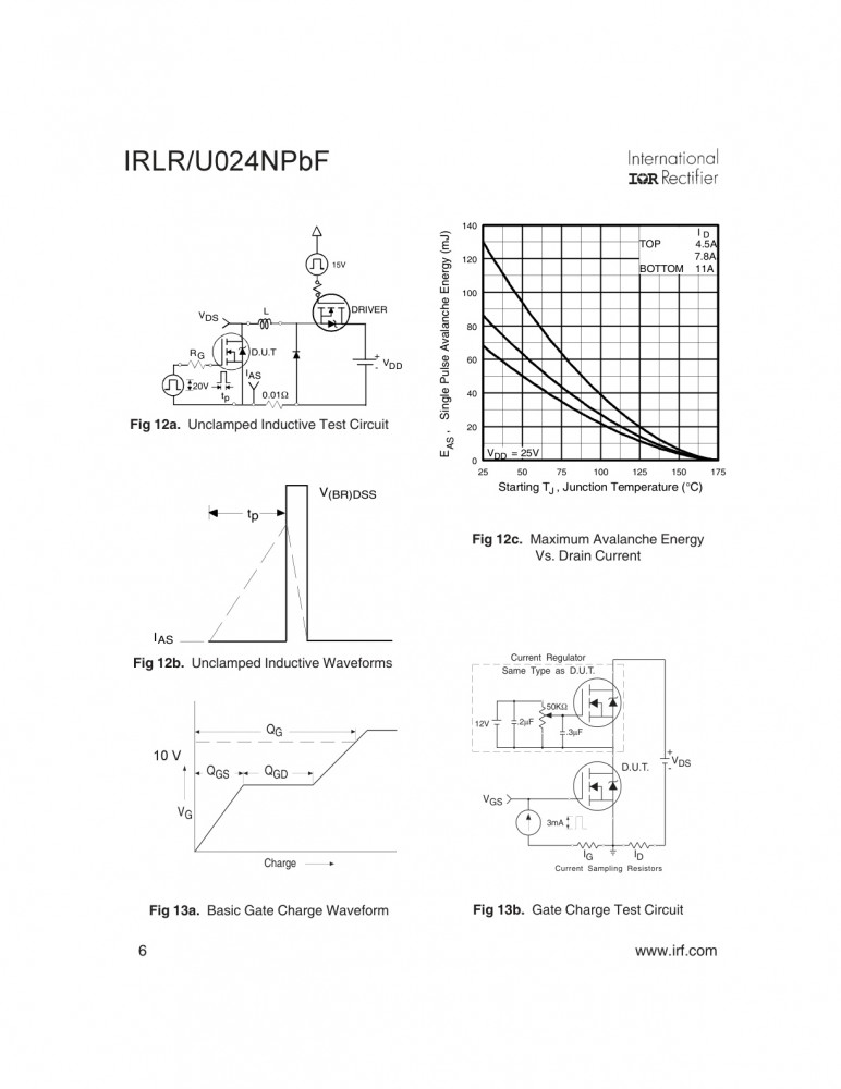 IRLR024NTRPBF datasheet page 6