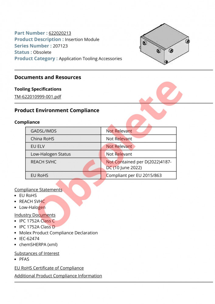 Tooling document image, page 1