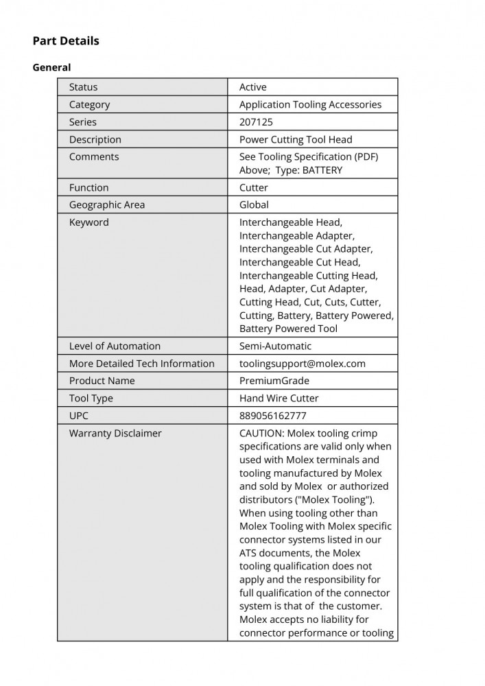 Tooling specification document image 2