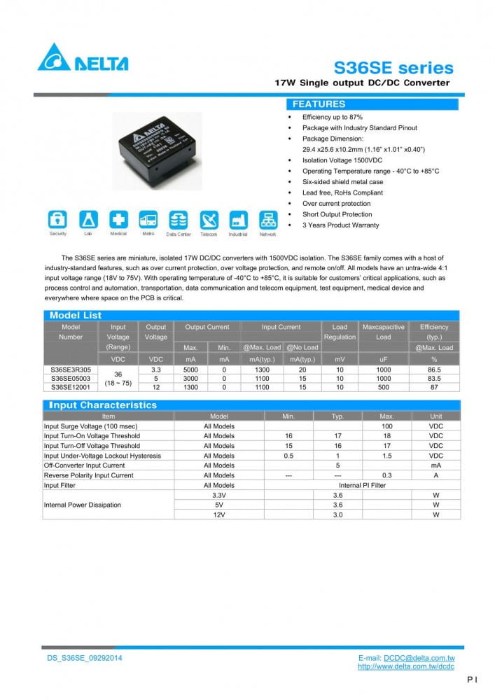 S36SE05003 datasheet page 2