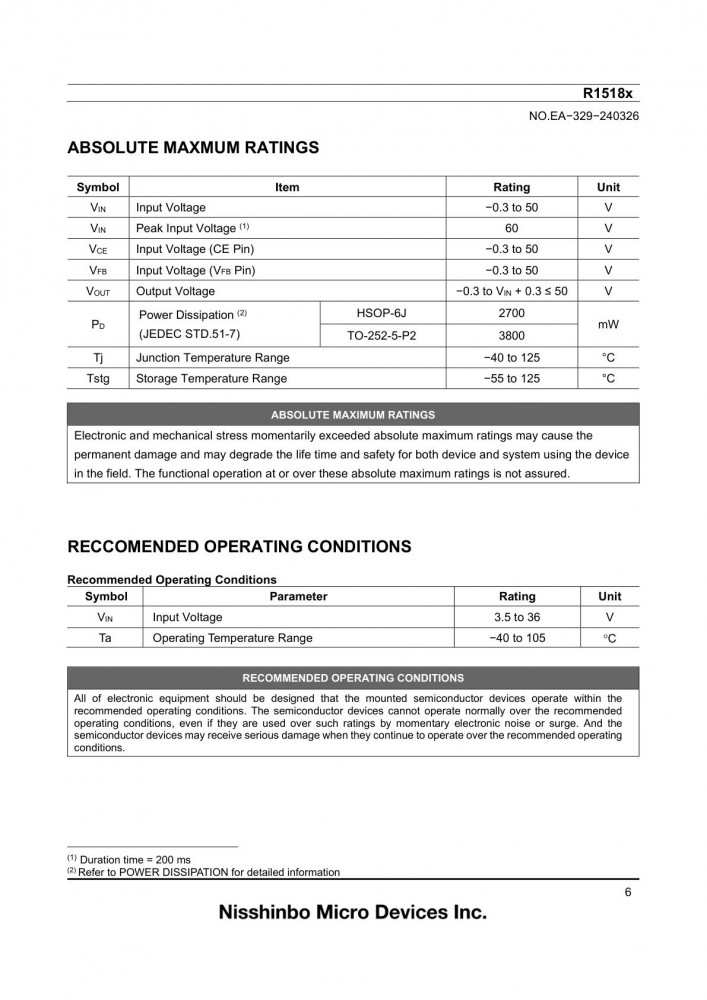 R1518 datasheet page 6