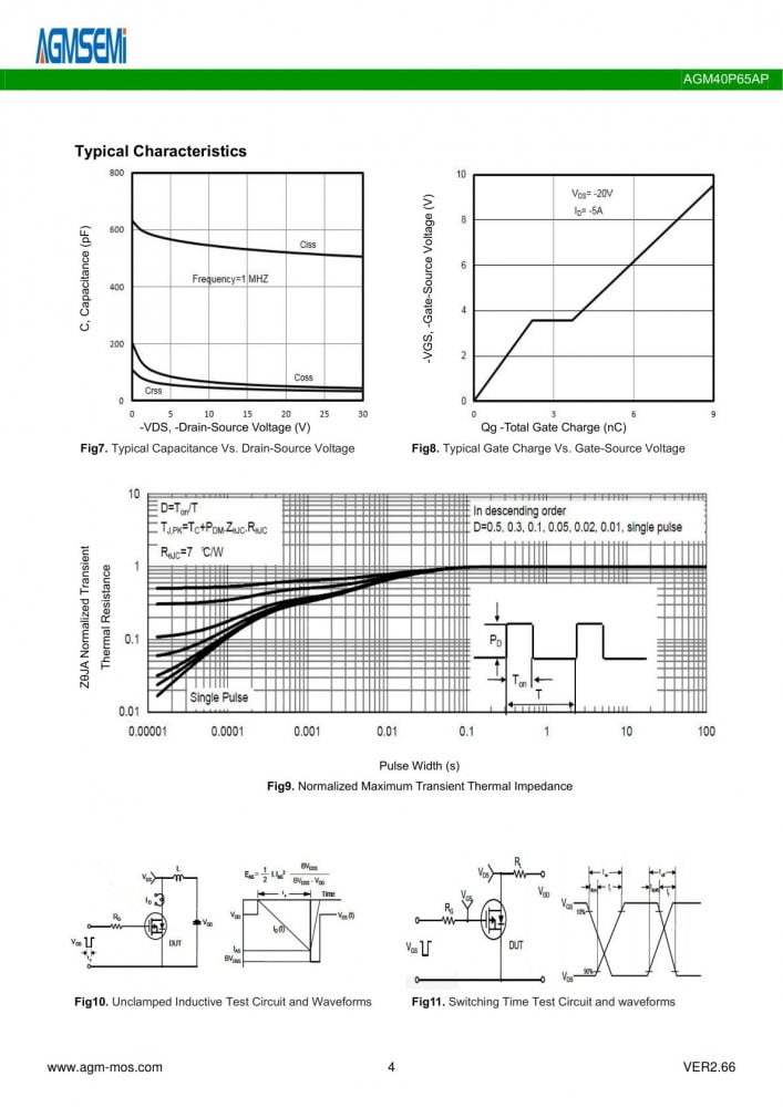 AGM40P65AP datasheet page 4