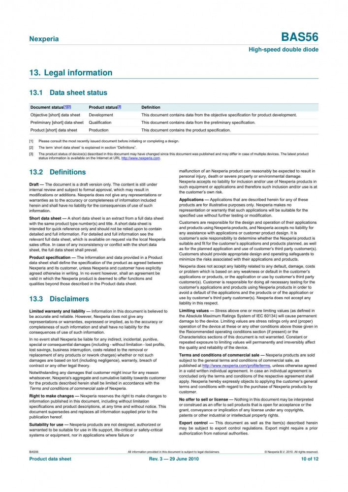 BAS56,215 datasheet page 10