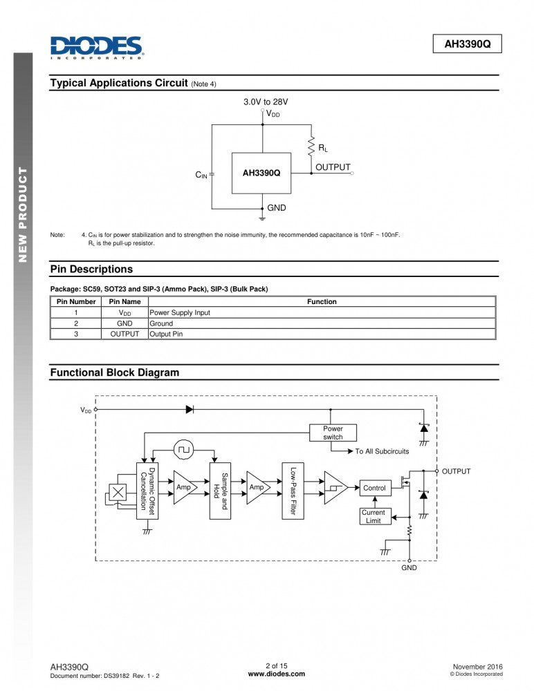 AH3390Q-P-A datasheet page 2