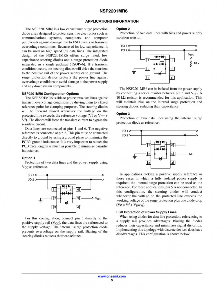 SZNSP2201MR6T1G technical document page 6
