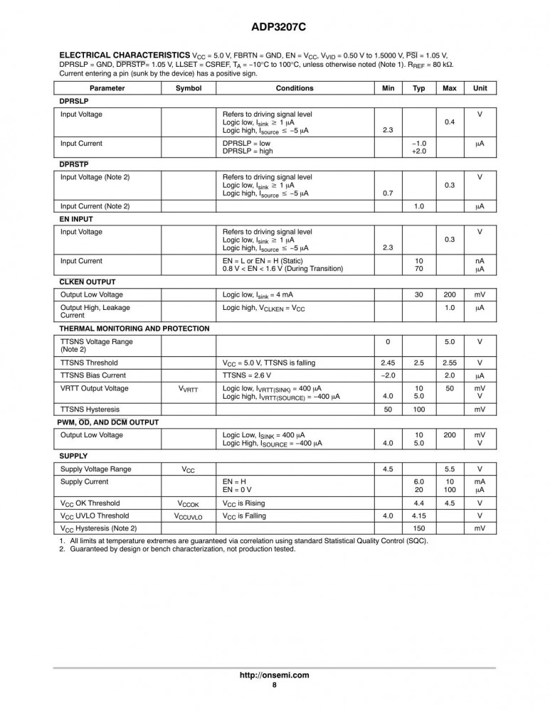 ADP3207C datasheet page 8