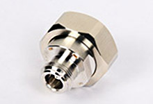 N Jack Bulkhead-to-SMA Jack, Between-Series Adapter, One Piece Per Bag, 50 Ohms