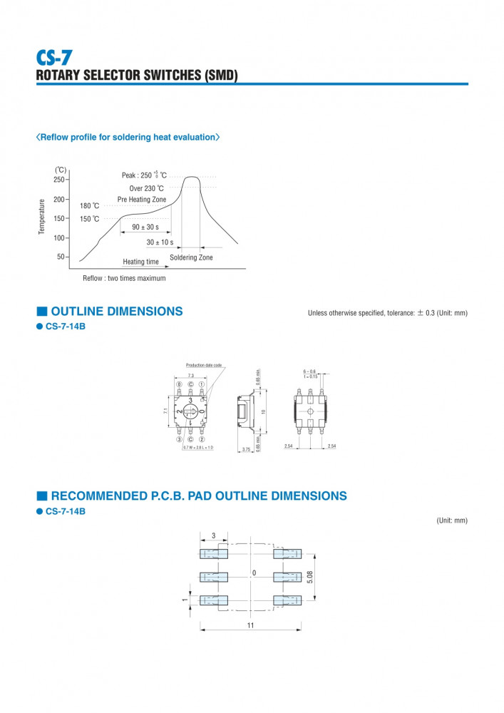 CS-7-14TB datasheet page 3