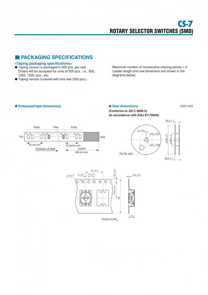 CS-7-14TB datasheet page 4