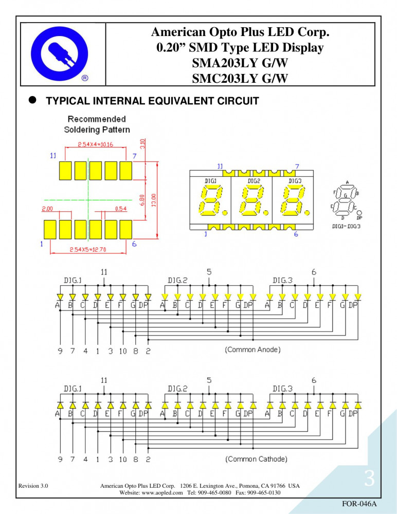 SMA203LY datasheet page 3