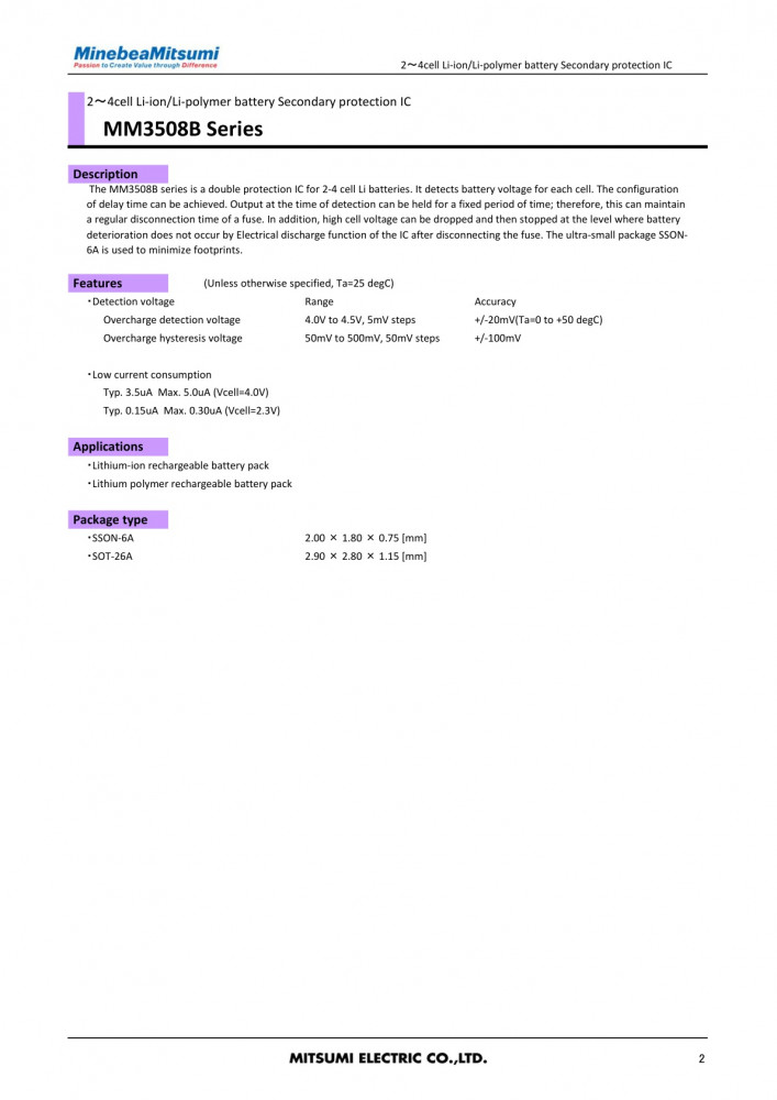 MM3508C02RRE datasheet page 2